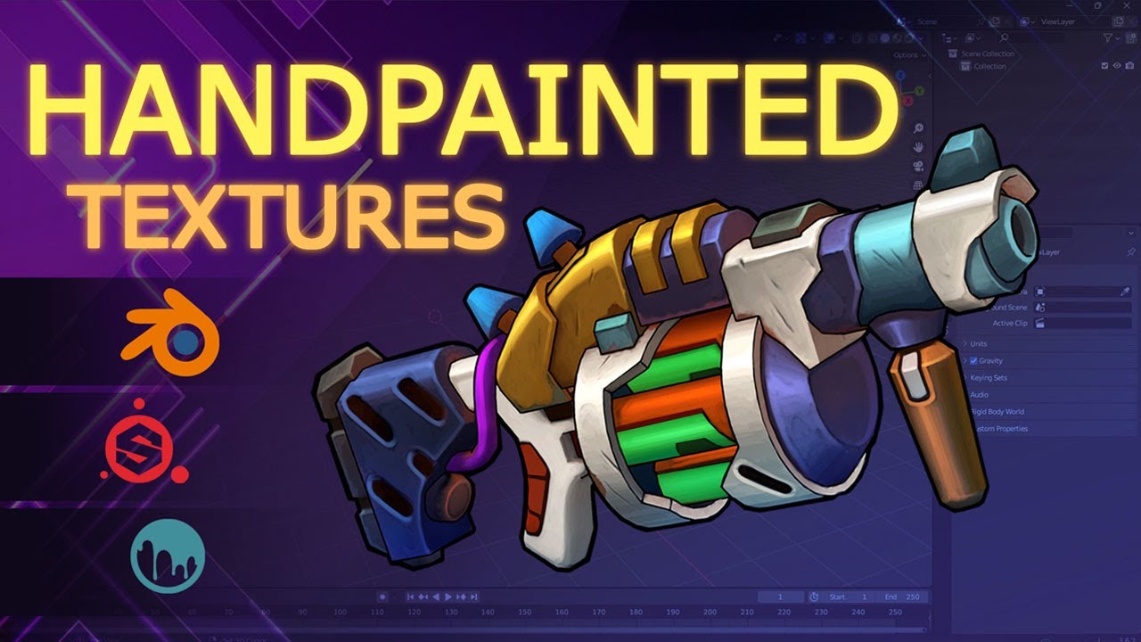 Рисование по 3Д Модели | Handpainted Textures (Процесс создания с Нуля ...