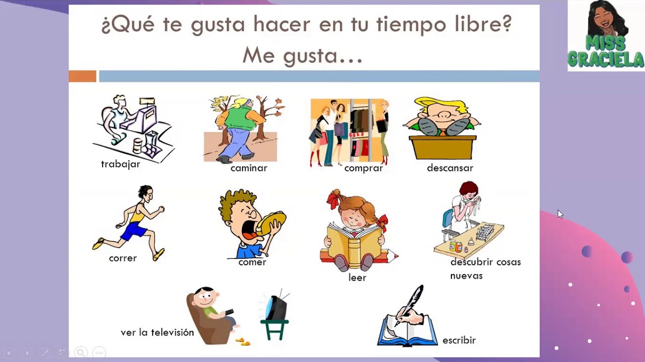 ¿Qué le gusta hacer a mi familia? - YouTube