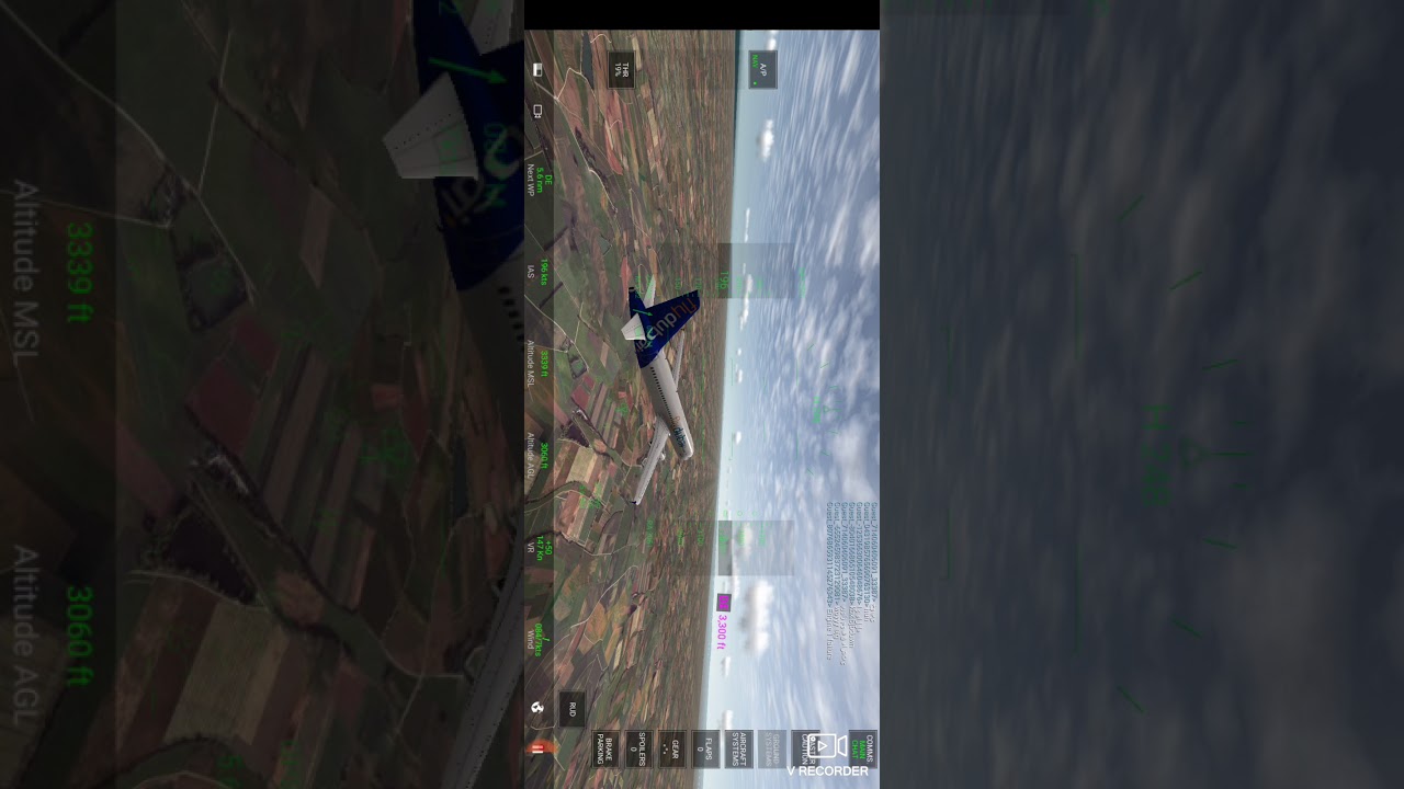 First flight in AR Flight simulator! - YouTube