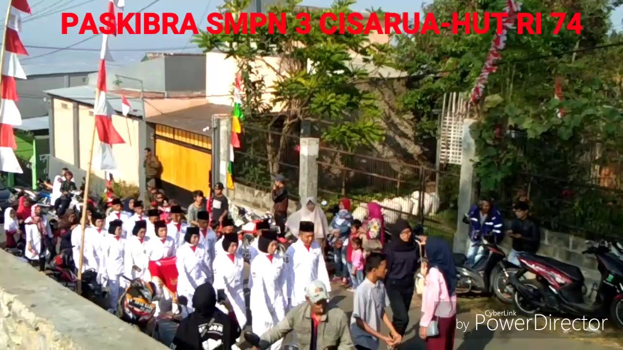 Paskibra SMPN 3 Cisarua,Kab.Bandung Barat - YouTube