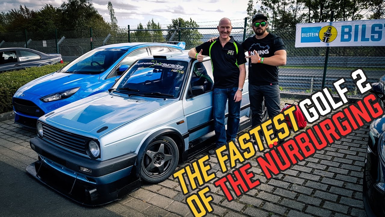 The craziest (fastest) VW Golf MK.2 of the Nürburgring! - YouTube