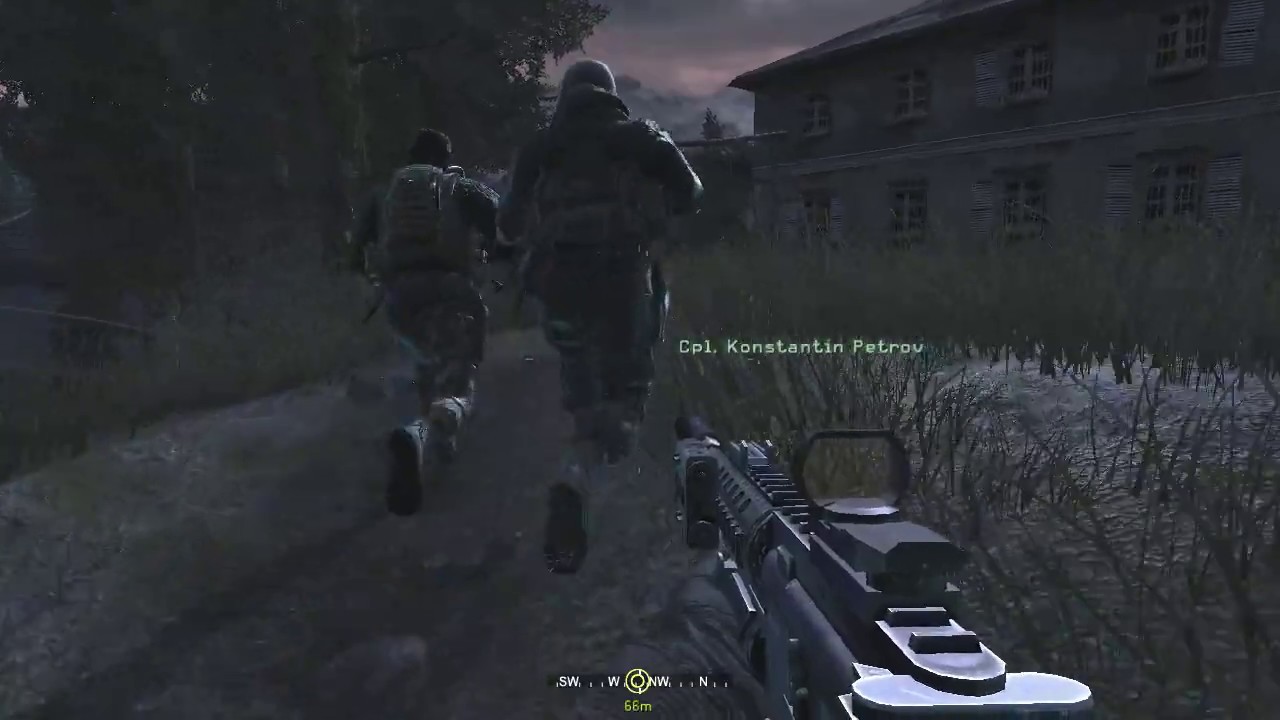 #1 Call Of Duty 4 Modern Warfare - Burnout (Full Mission) Gameplay PC ...