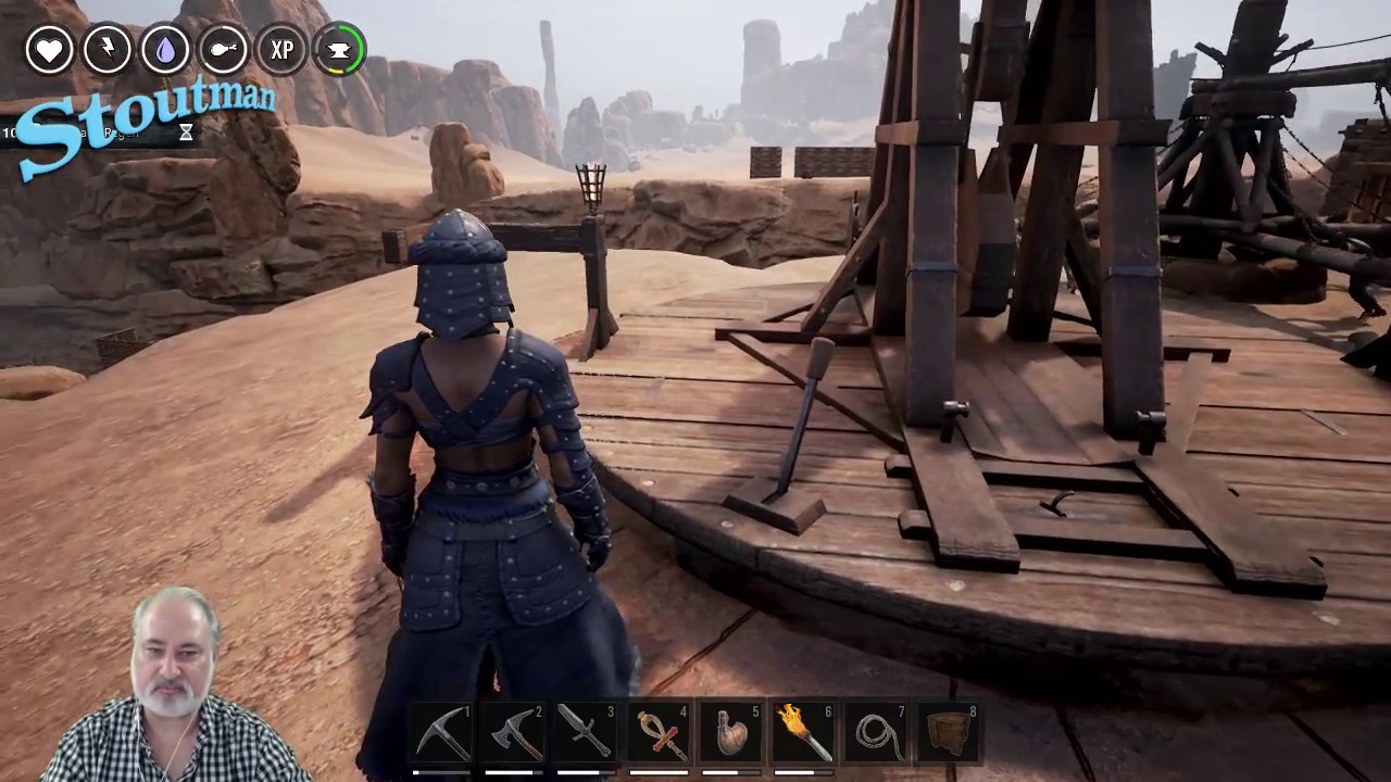 Conan Exiles - Fire a Trebuchets on patch day - YouTube