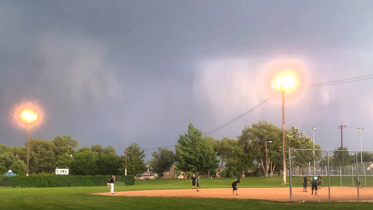 Lightning strike during a softball game. Reno, NV. - YouTube