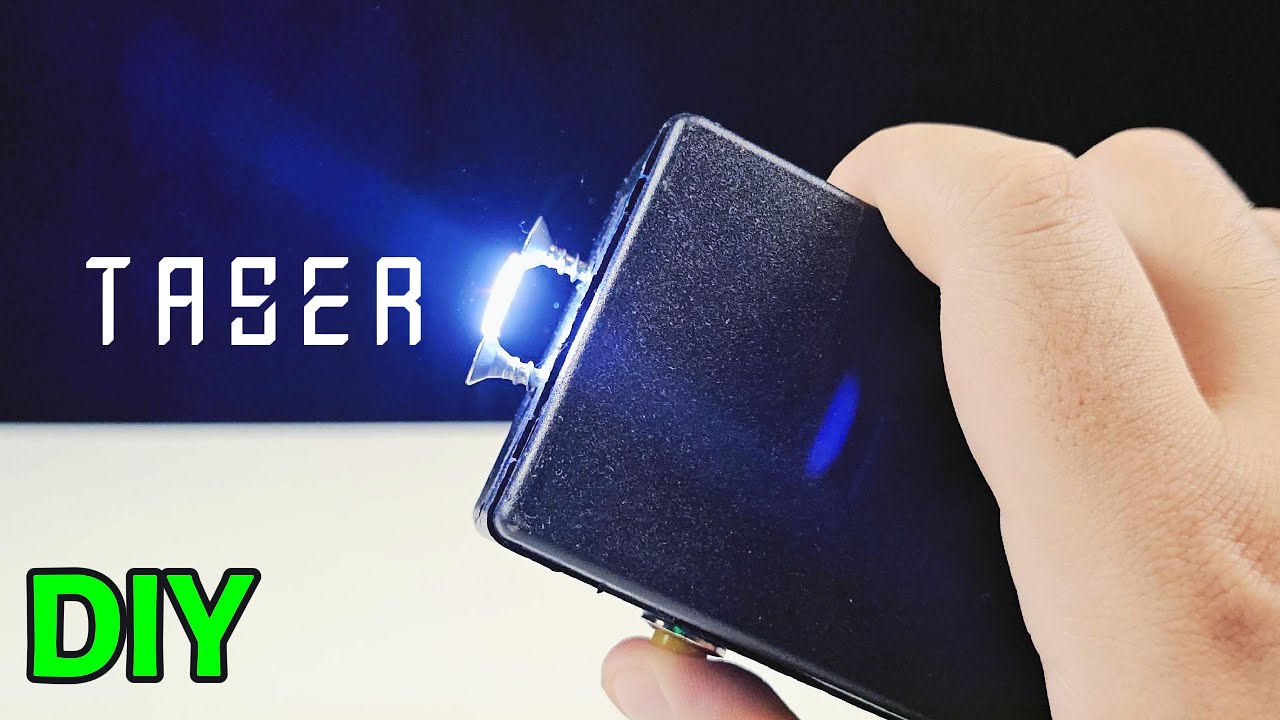 DIY 40000V Pocket Self-Defense Taser! - Build a Mini handheld HV Pulse ...
