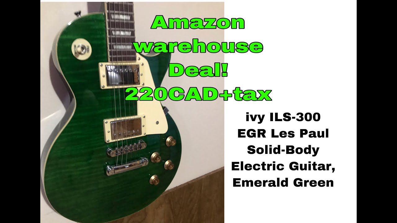 Got a Amazon Warehouse Deal on a ivy ILS-300 EGR Les Paul Electric ...