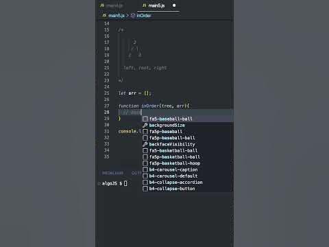 Manipulating Binary Trees - Inorder Traversal - JavaScript - YouTube