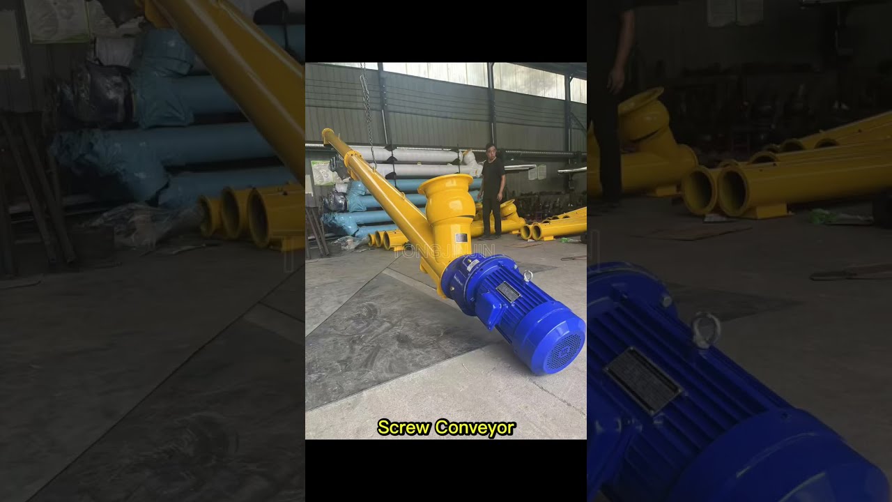 Screw Conveyors / Butterfly Valve / Dust Filter and spare parts - YouTube