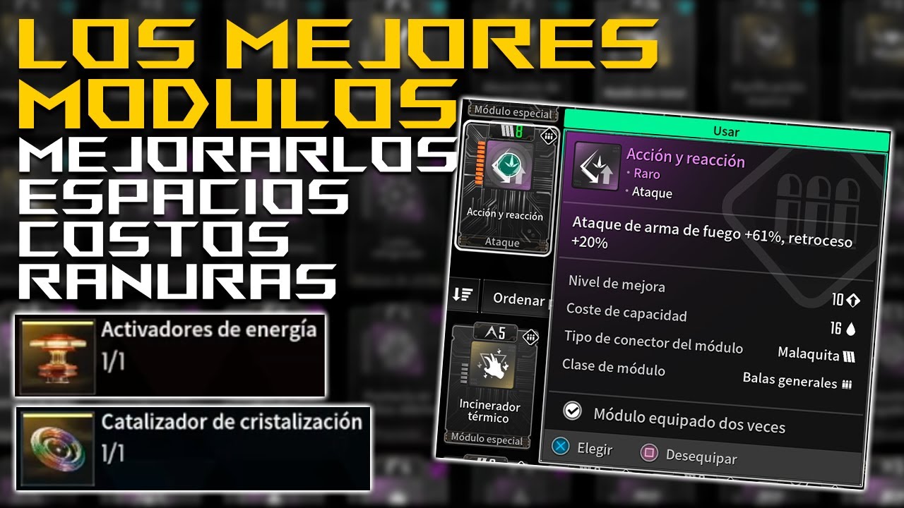 Todo lo que tienes que saber sobre los Módulos | The First Descendant ...