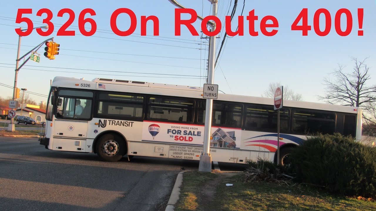 NeoplanDude | NJ Transit 2008 NABI 416.15 #5326 On Route 400, To ...
