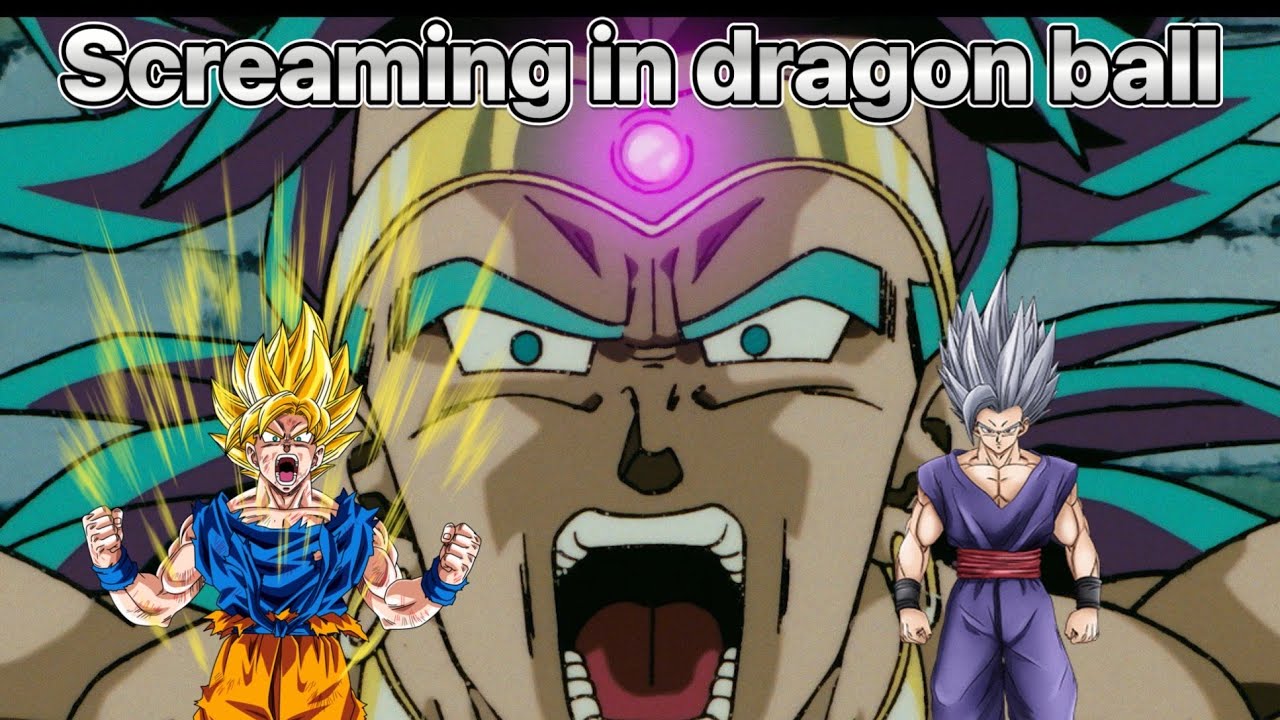 Dragon ball screams but I do it loudly - YouTube