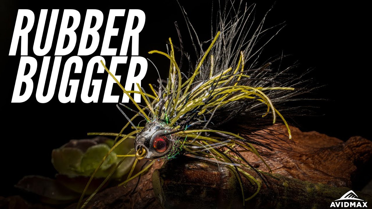 How to tie the Rubber Bugger | AvidMax Fly Tying Tuesday Tutorials - YouTube