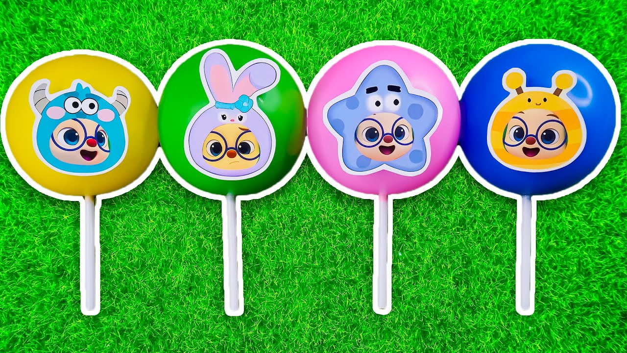 Satisfying video Some Lot's of Candy Shop lollipops Funny Baby Shark ...