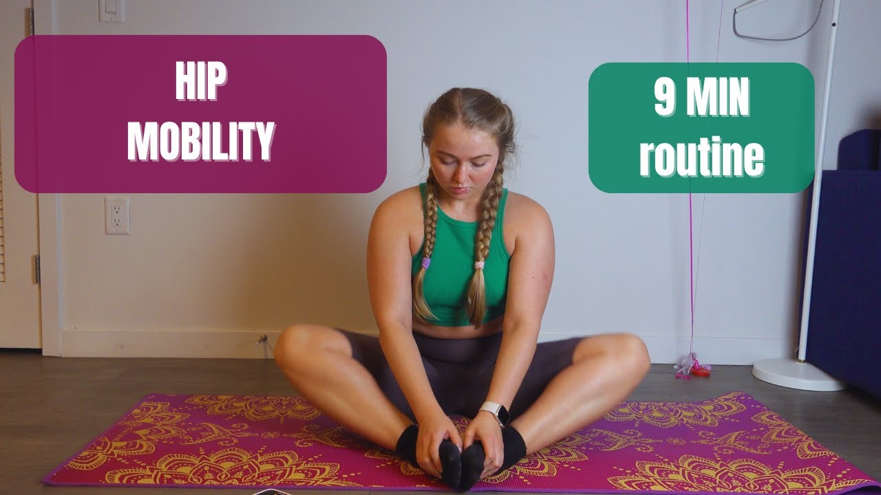 Easy hip mobility routine for better splits and healthy joints - YouTube