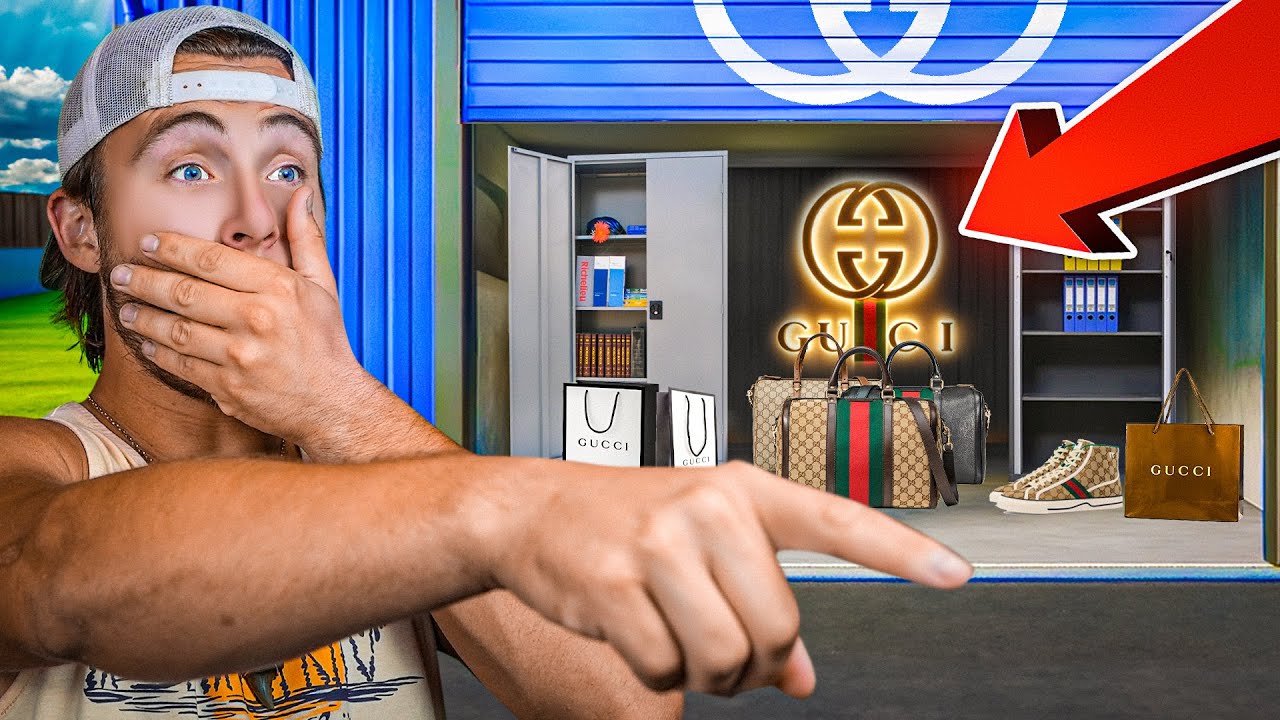 I Bought An Abandoned Storage Unit FULL Of Gucci - YouTube