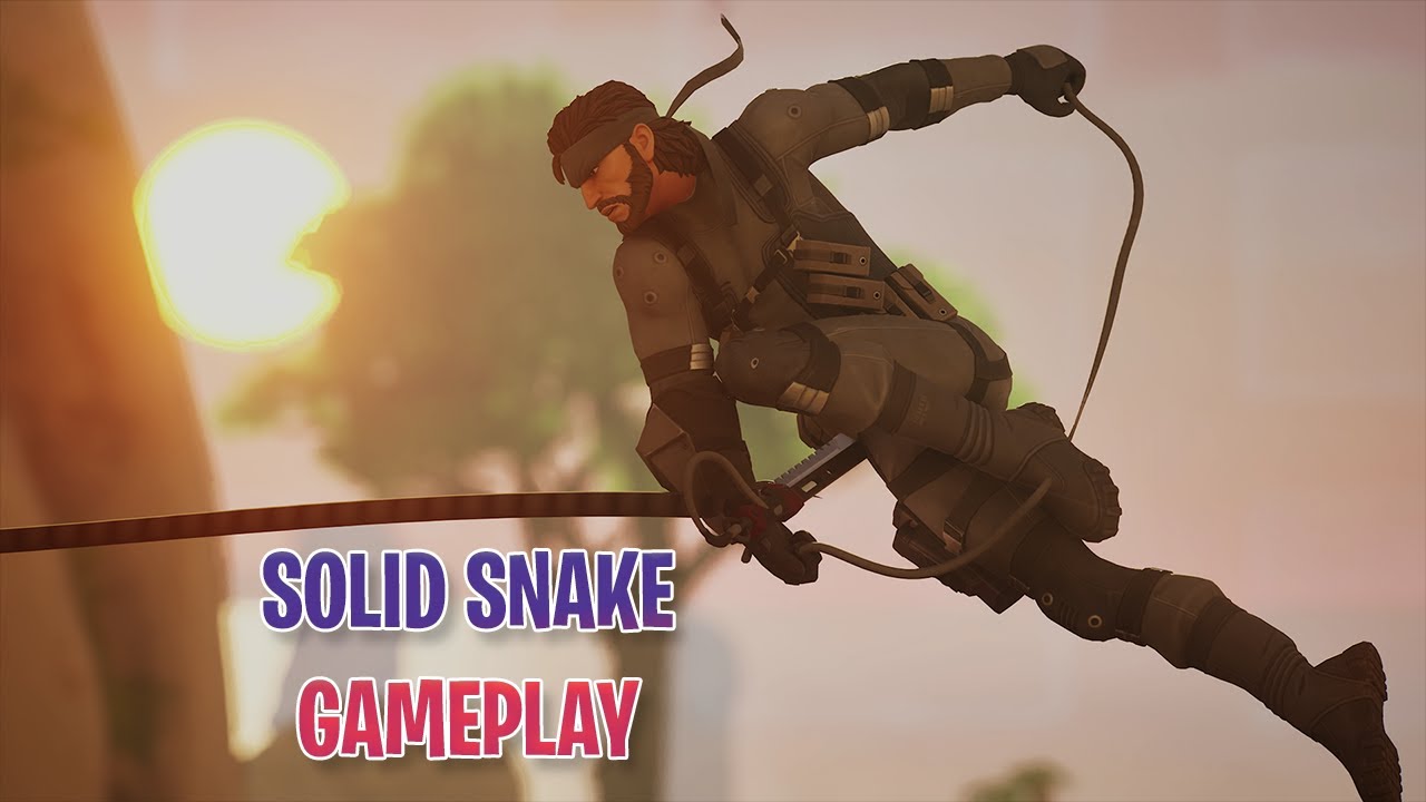 Solid Snake Gameplay | Fortnite - YouTube