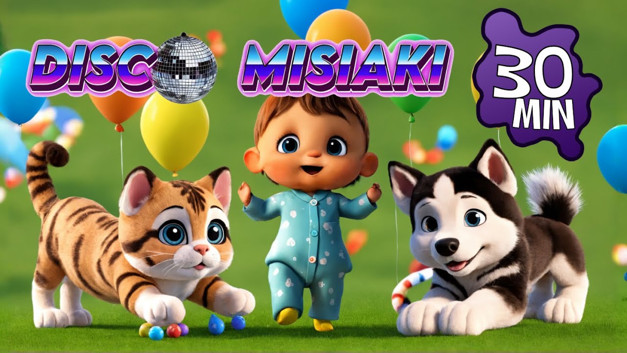 Piosenki dla dzieci 🎵 Mix 30 minut 🕺💃 Dyskoteka dla dzieci 🪩 Disco ...