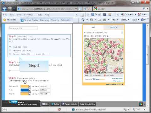 Portal Website - Adding a Great Schools Widget - YouTube
