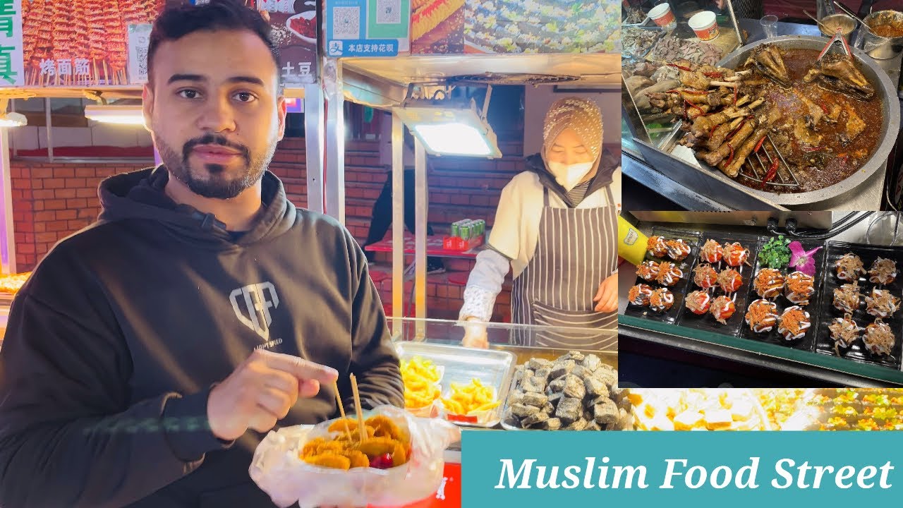 Lanzhou Muslim Street Food || 正宁路小吃市 - YouTube