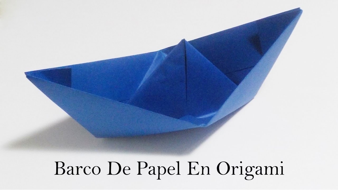 Barco En Origami / Barco De Papel / Mundo Origami - YouTube