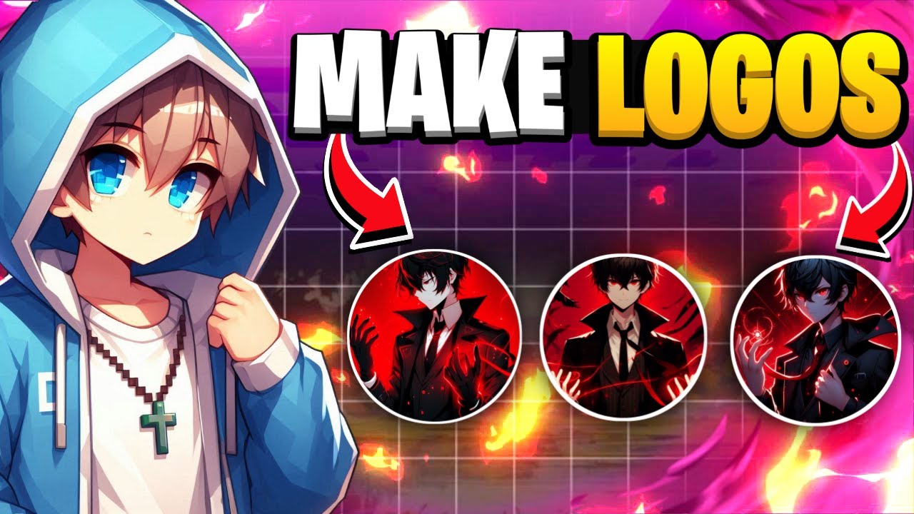 How to make Minecraft anime logos 🤩 with the help of AI 😄 - YouTube