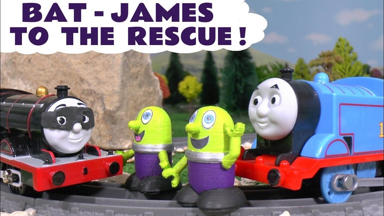 Thomas and Friends Bat James To The Rescue Story With Funny Funlings ...