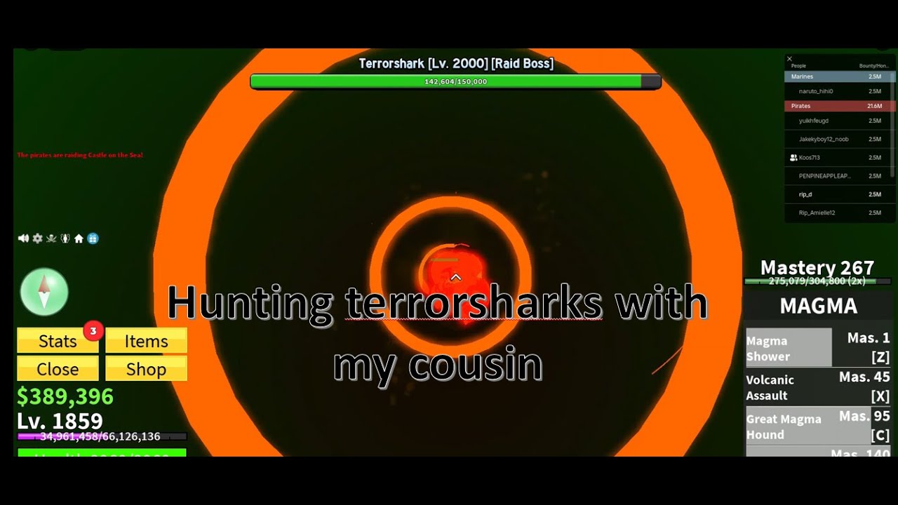 hunting terror sharks with my cousin - YouTube