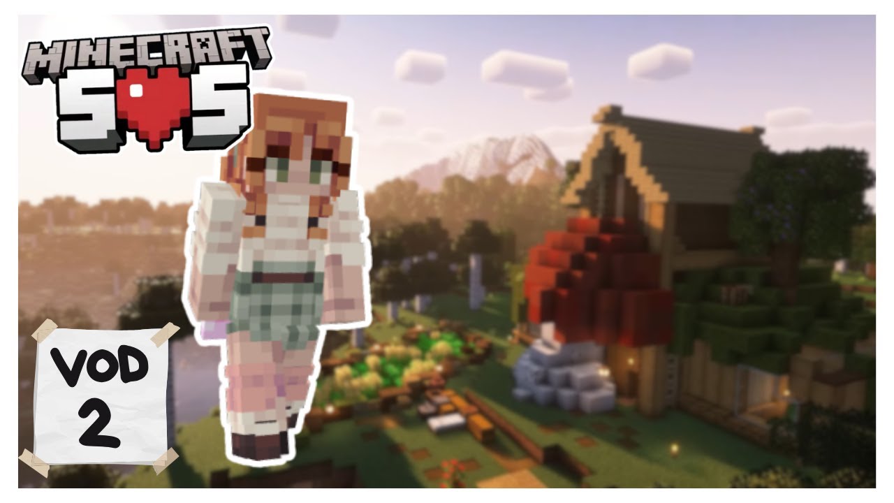 we building stuff on Minecraft SOS!! - YouTube