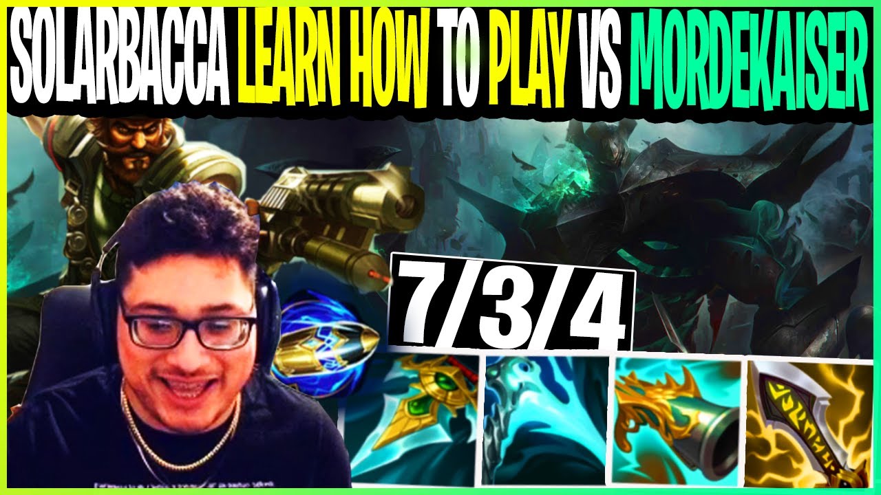SOLARBACCA Learn How To PLAY Mordekaiser Matchup - YouTube