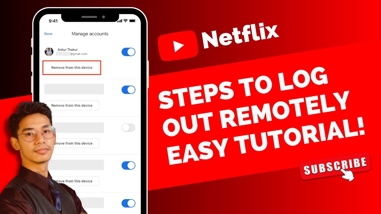 How to Log Out Remotely from YouTube ! - YouTube