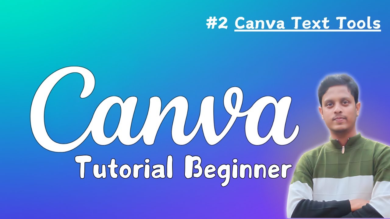 CANVA Tutorial Beginner - Text, Color, Typography Details Bangla #2 - YouTube