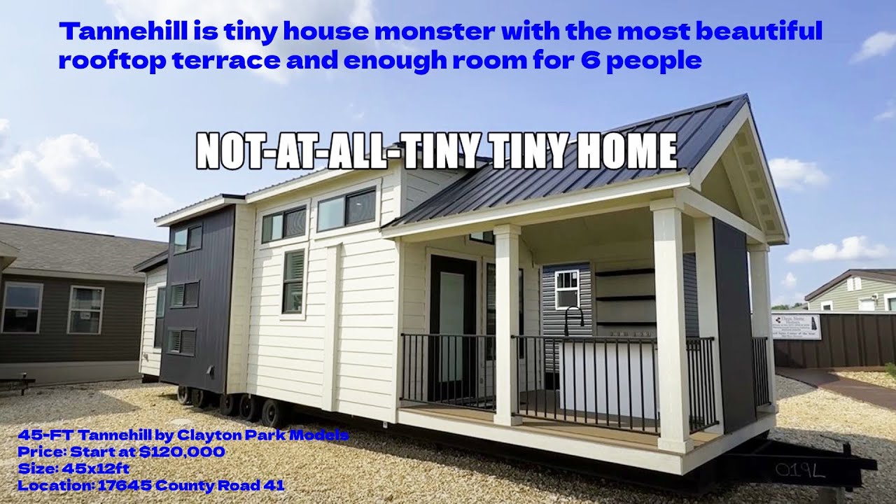 Tannehill is tiny house monster with the most beautiful rooftop terrace ...