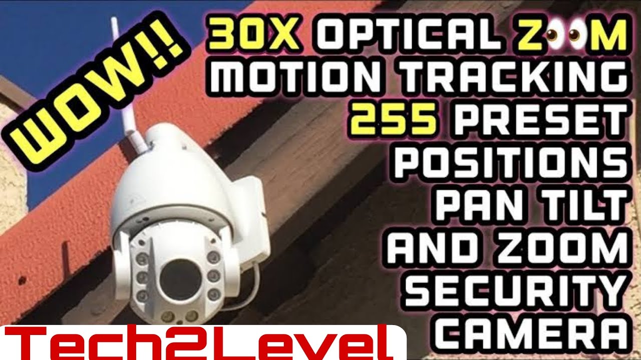 30x Optical Zoom | Motion Tracking | 255 preset positions | PTZ ...