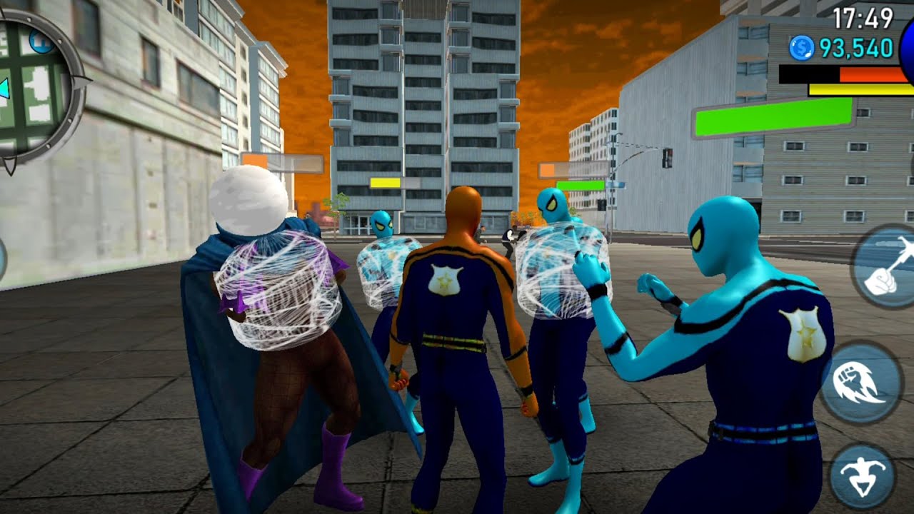 Red Spider Hero Survival (Amazing Spiderman Games) Flying Spider Rope ...