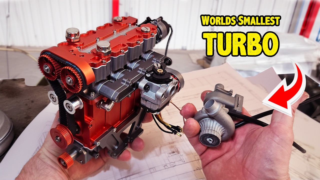 Worlds Smallest Turbo Mini 4 Cylinder Engine - (Just Arrived-Unboxing ...