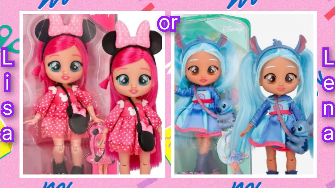 Lisa or Lena | Minnie Mouse Or Stitch | Doll Showdown | #minniemouse # ...