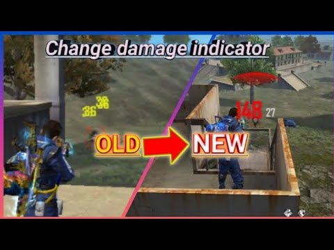 HOW TO CHANGE DAMAGE COLOR IN FREE FIRE FREE FIRE MEIN HEADSHOT DAMAGE ...
