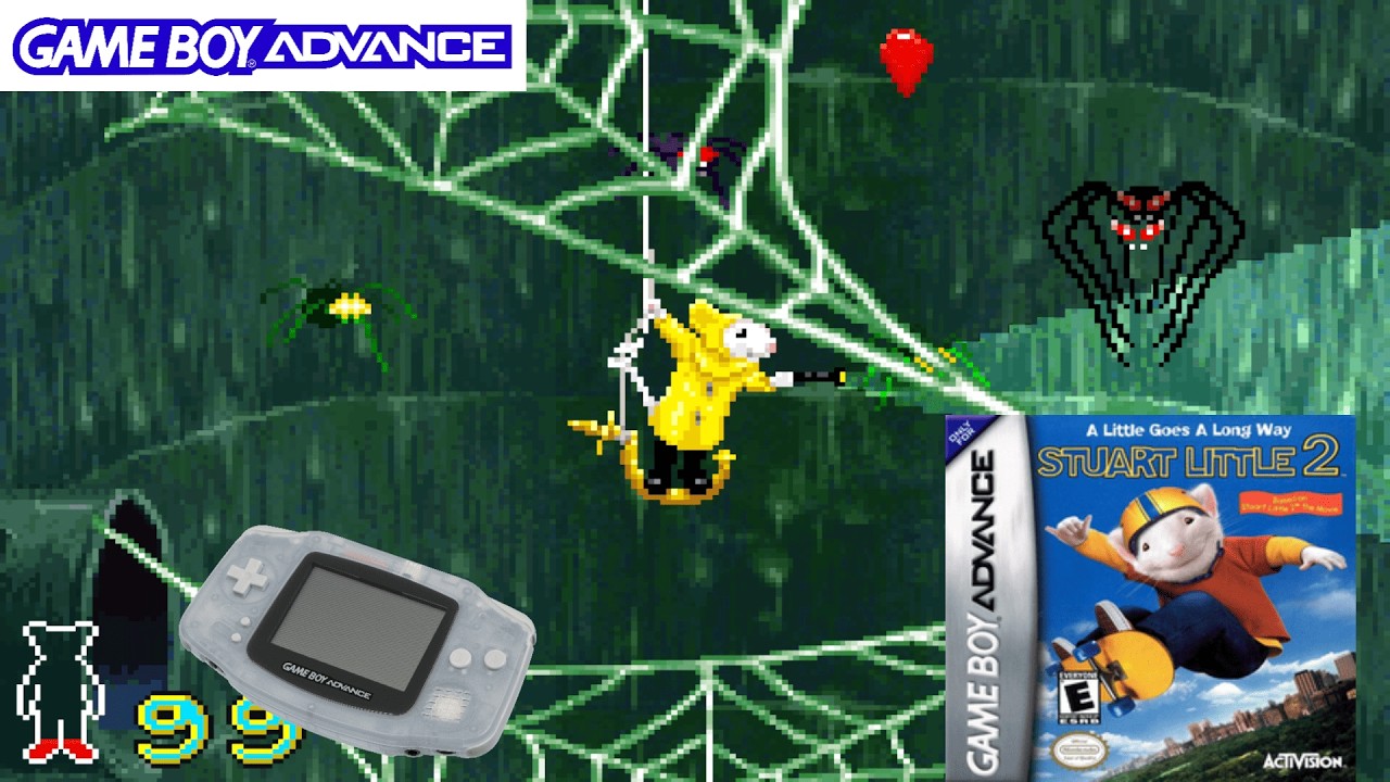 Stuart Little 2 (2002) Nintendo GameBoy Advance Gameplay HD～4K 60FPS ...