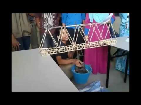 Bamboo Stick Bridge (UTHM-Ceds) can withstand more than 10kg loads ...