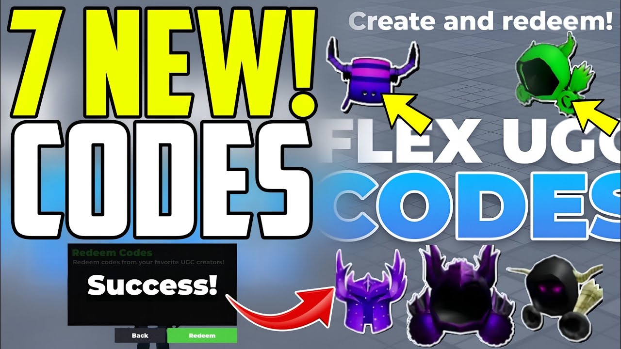 All Working FREE FLEX UGC Codes 2026 😍 | Roblox FLEX UGC Codes - YouTube