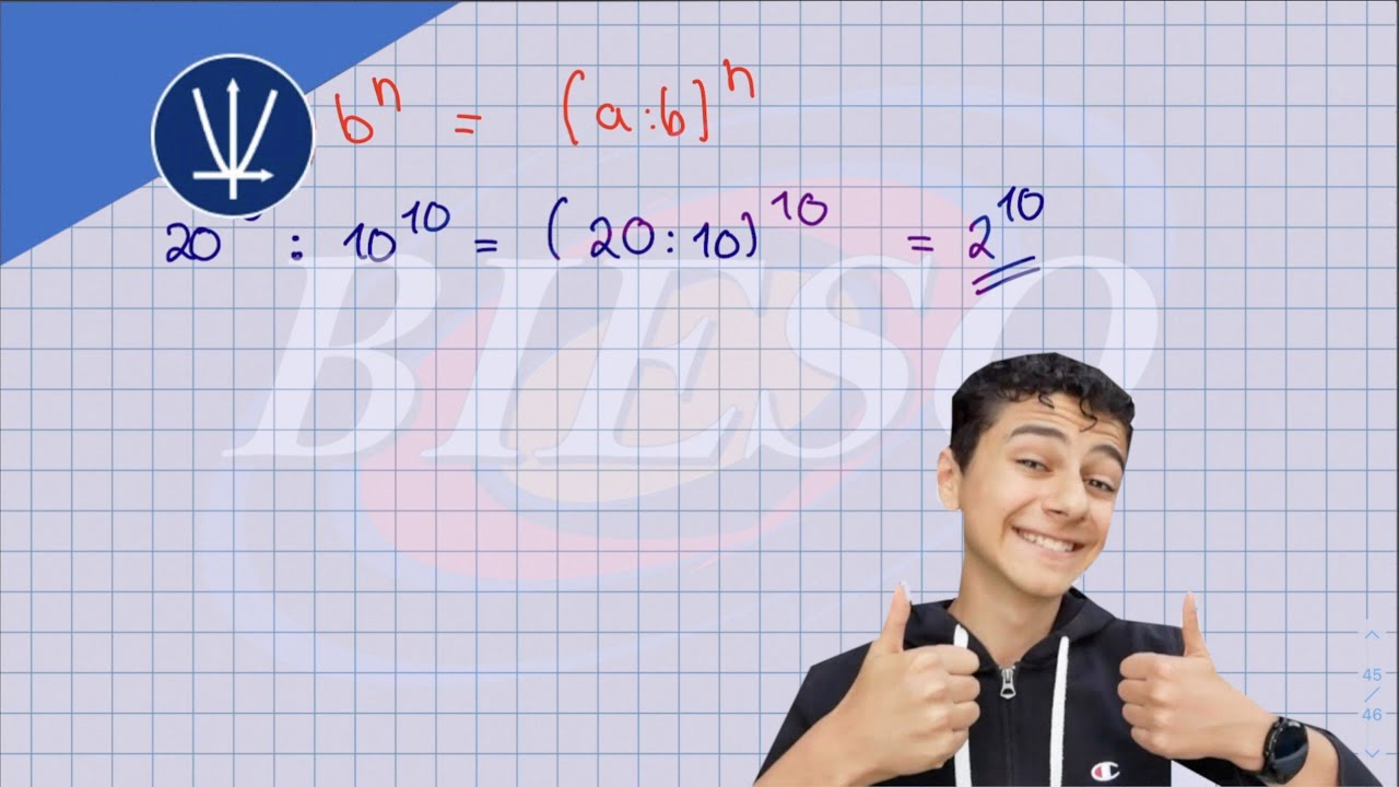 Potenzen gleicher Exponenten multiplizieren und dividieren - YouTube