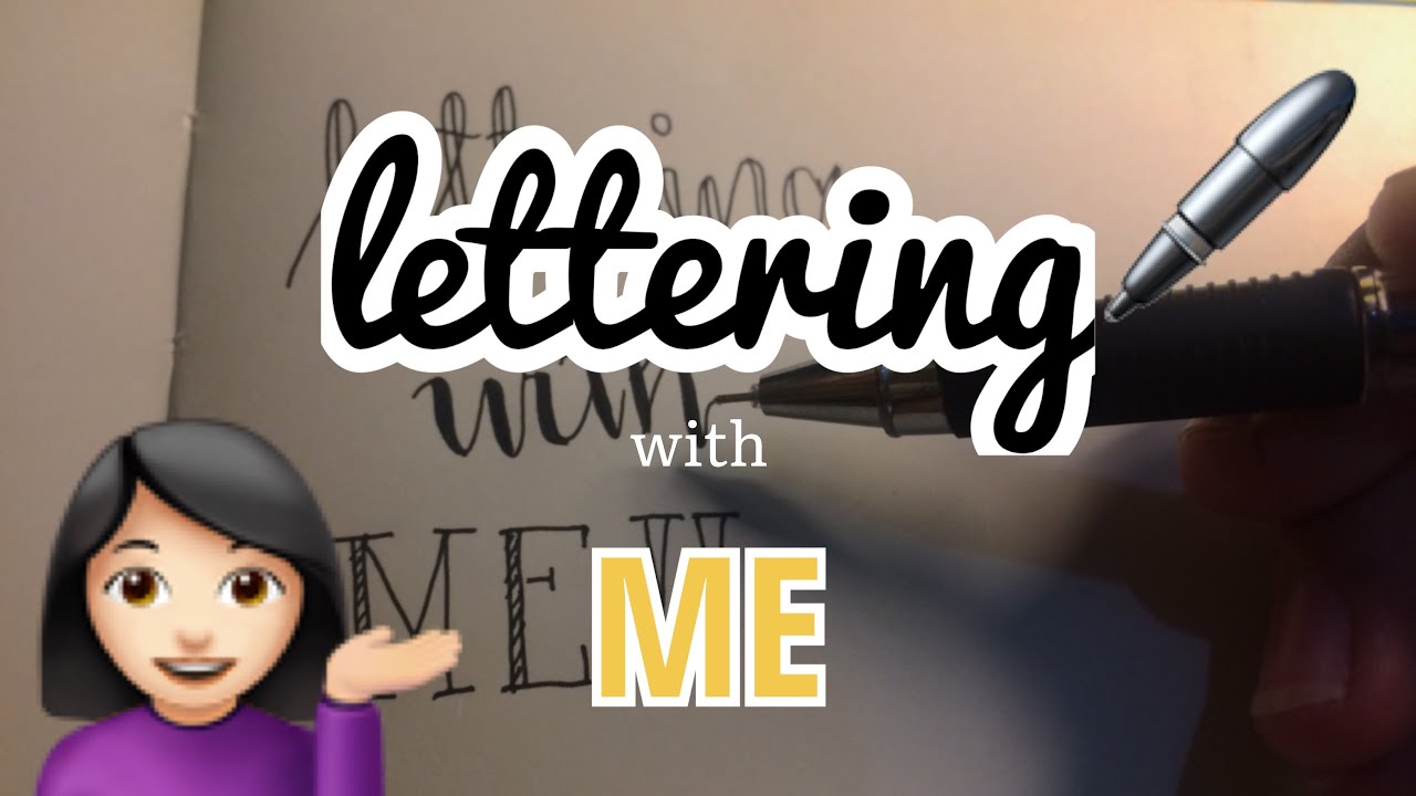 Lettering With Me! | Roshy’s Steps - YouTube