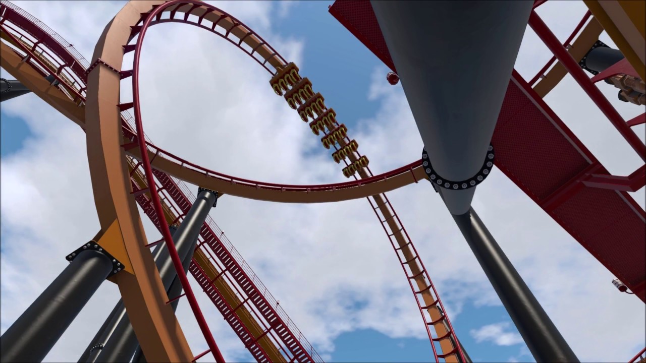 Six Flags America's New 2019 Roller Coaster- Firebird! - YouTube