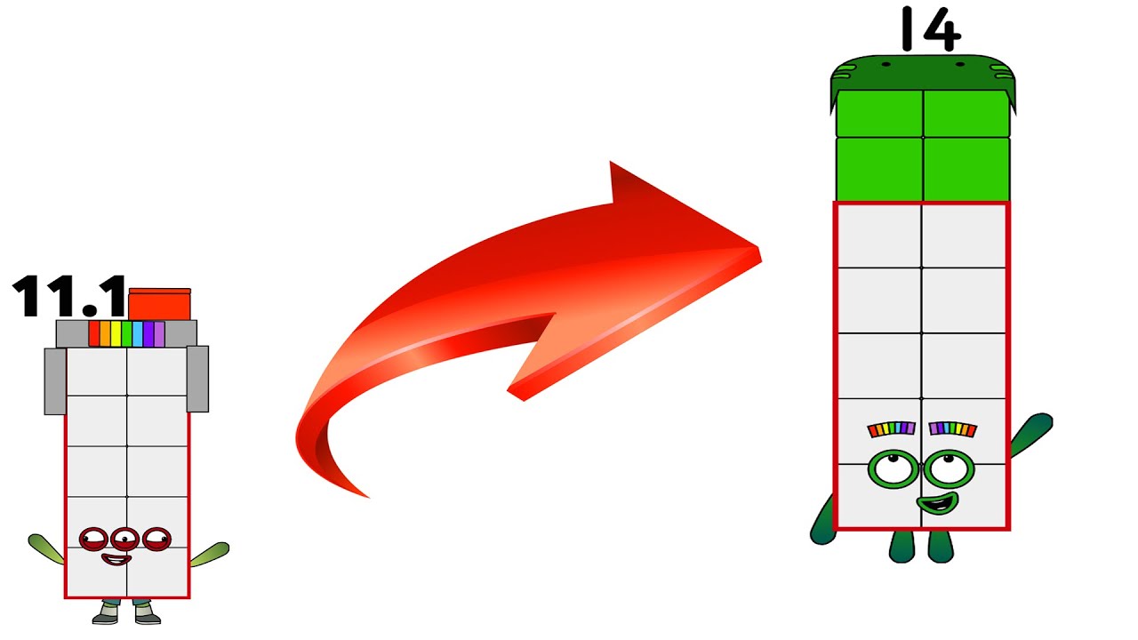 Numberblocks full season Numberblocks Band Tenths 11.1 to 14 - YouTube