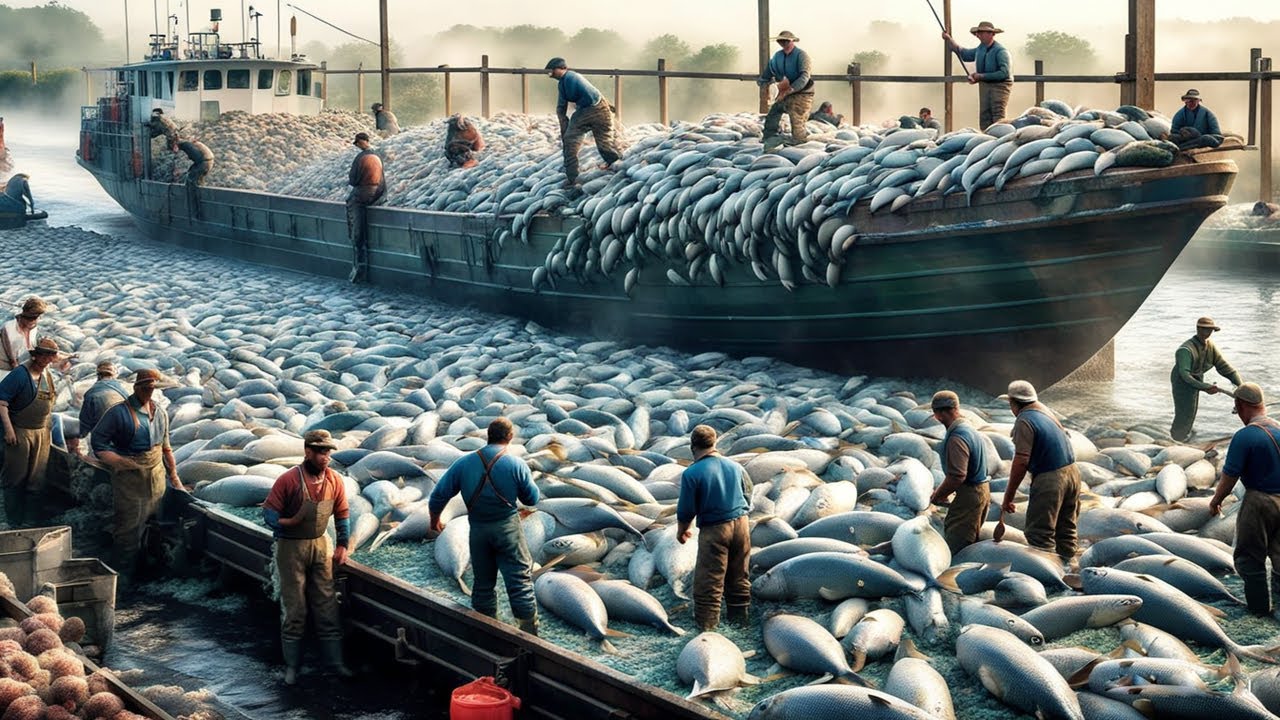 Shocking secrets of cod fishing, how fishermen catch hundreds of tons ...