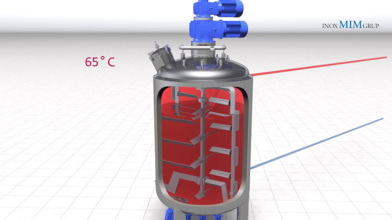 Counter Rotating Agitator and Bottom Mixer | www.inoxmim.com - YouTube