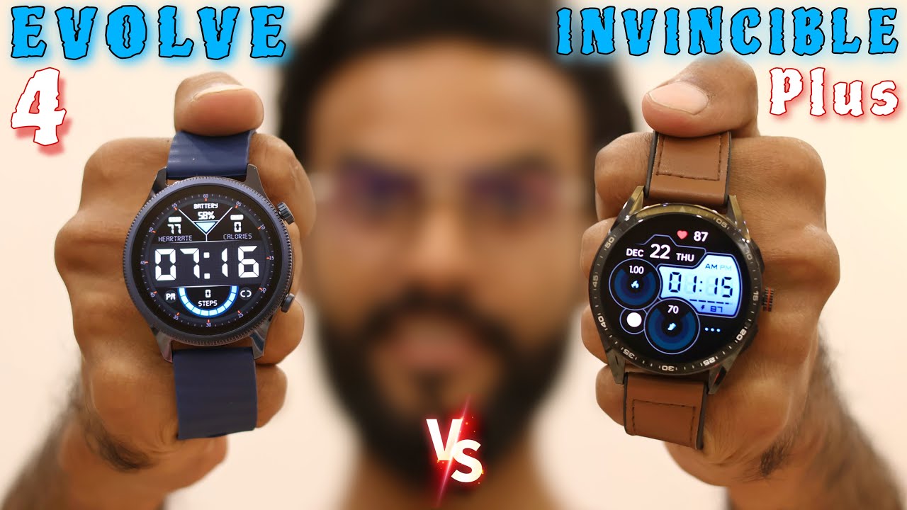NoiseFit Evolve 4 vs Fire Boltt Invincible Plus COMPARISON🔥Which One Should You Buy ?? - YouTube