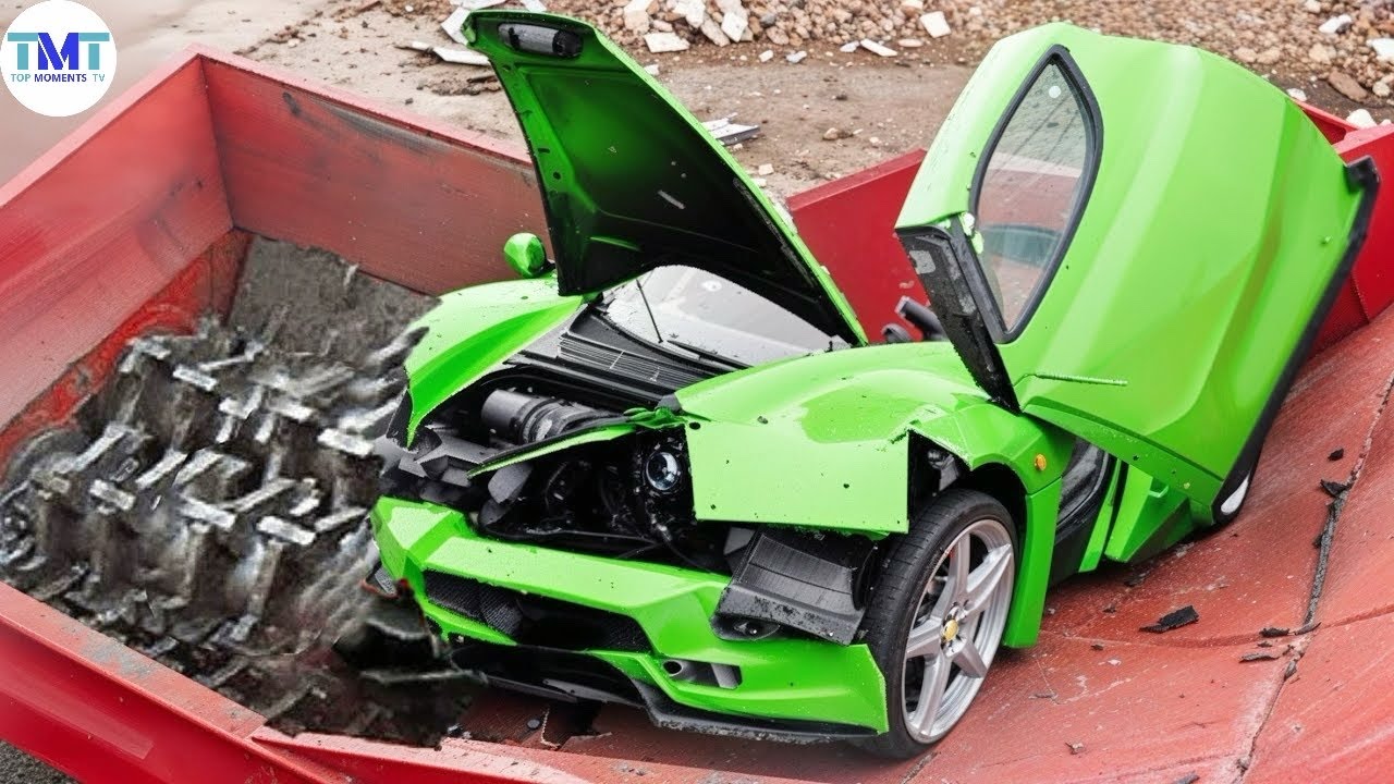 Most Insane Shredding Machines That Destroy Everything | Fastest Car ...