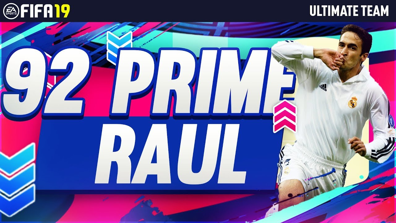 92 PRIME ICON RAUL OYUNCU İNCELEMESİ-FIFA 19 ULTIMATE TEAM - YouTube