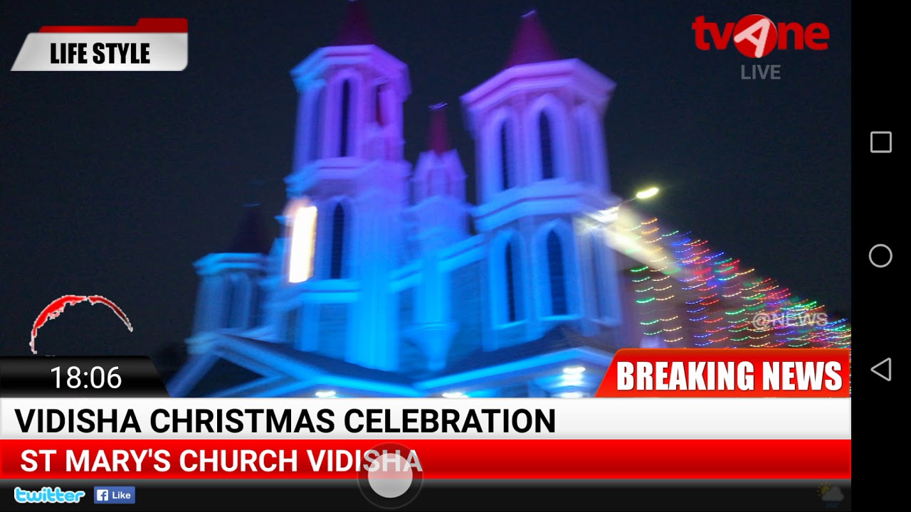 Christmas celebration | st Mary's church VIDISHA - YouTube
